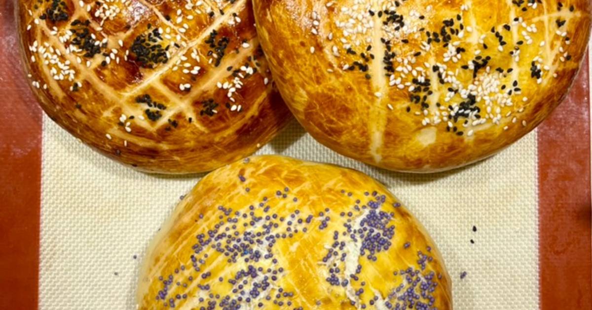 طرز تهیه نان پیده Ramadan pide bread🇹🇷 ساده و خوشمزه توسط *𝑆𝑎𝑖𝑛𝑎🌈🏡ساینا ...