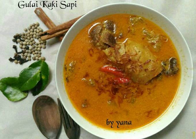 Resep Gulai Kaki Sapi Ala Dapur Po Yana oleh Yana Ananda Cookies - Cookpad