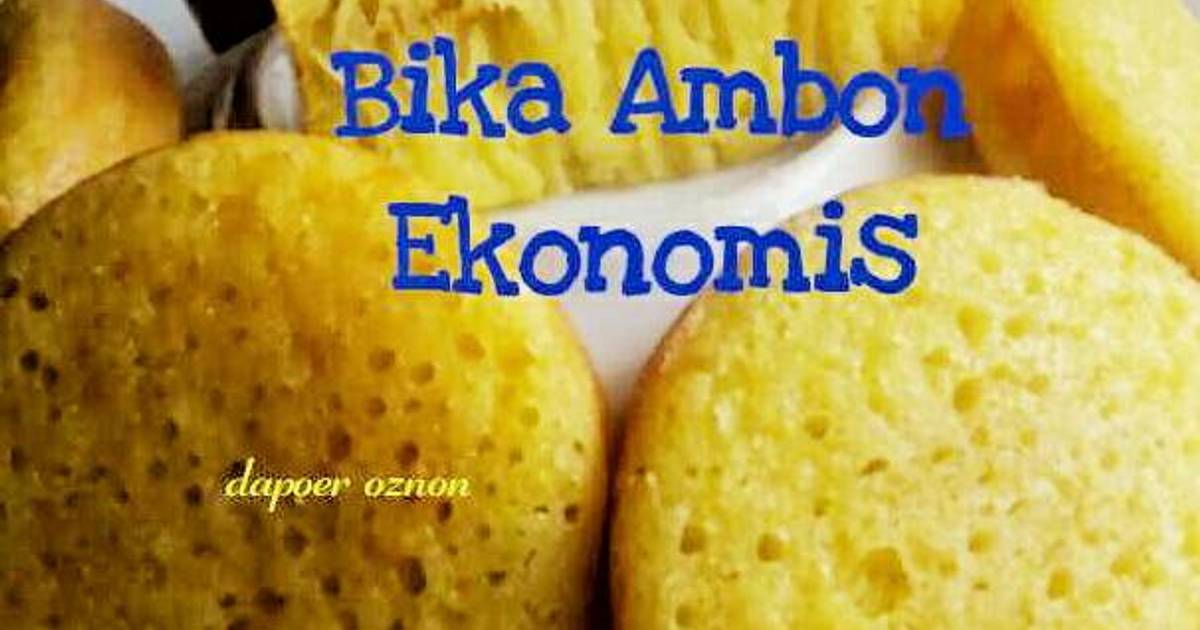 Resep Bika Ambon Ekonomis (#enakanbikinsendiri) oleh Dapoer Oznon (Linda) - Cookpad