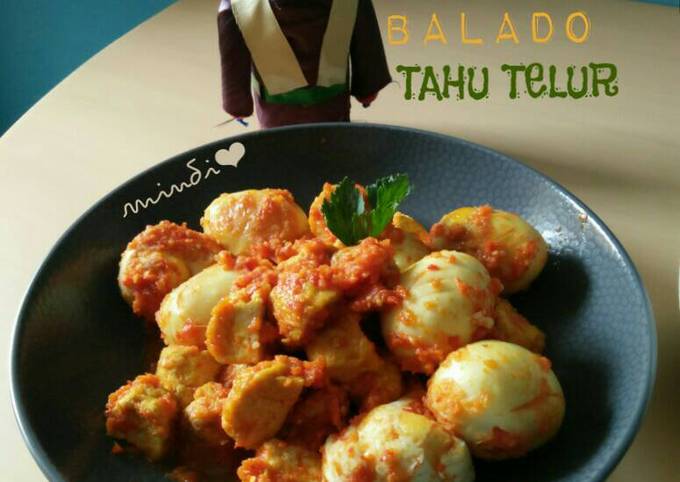 Resep Balado tahu telur oleh mindi rahayu - Cookpad