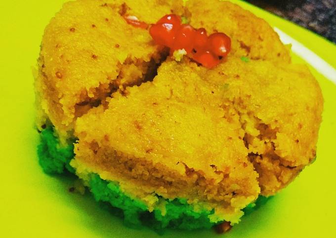 Tiranga instant flower idli Recipe by Shivangi Jain - Cookpad