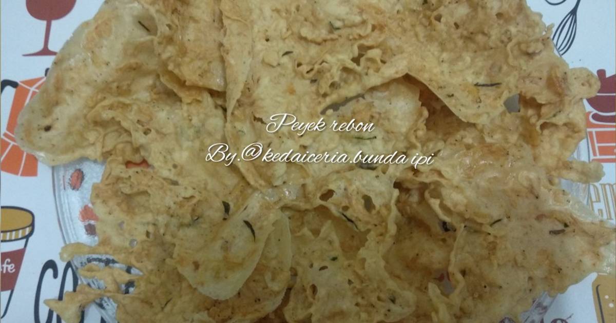 Resep Peyek rebon crunchy (anti gagal) oleh Kedaiceria.Bundaipi - Cookpad