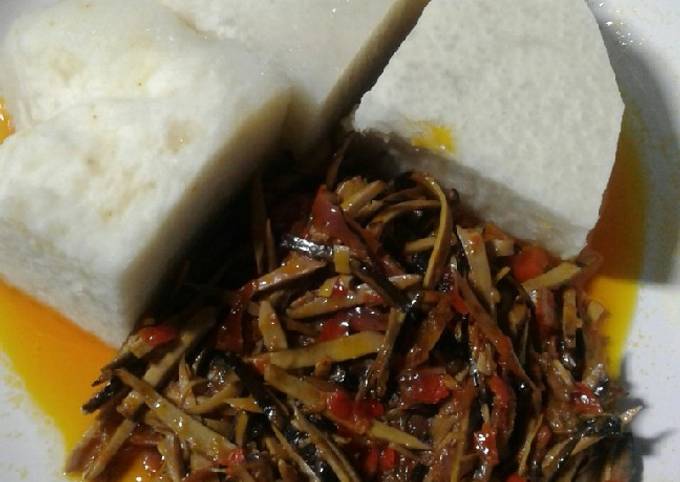 Yam with oil bean (ugba) sauce Recipe by Akudo (Abujamom) - Cookpad