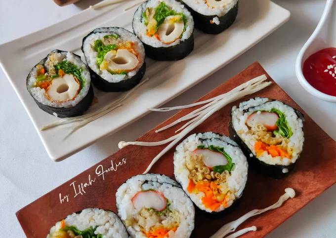 Resep Sushi Jamur Enoki oleh Iffah Foodies - Cookpad