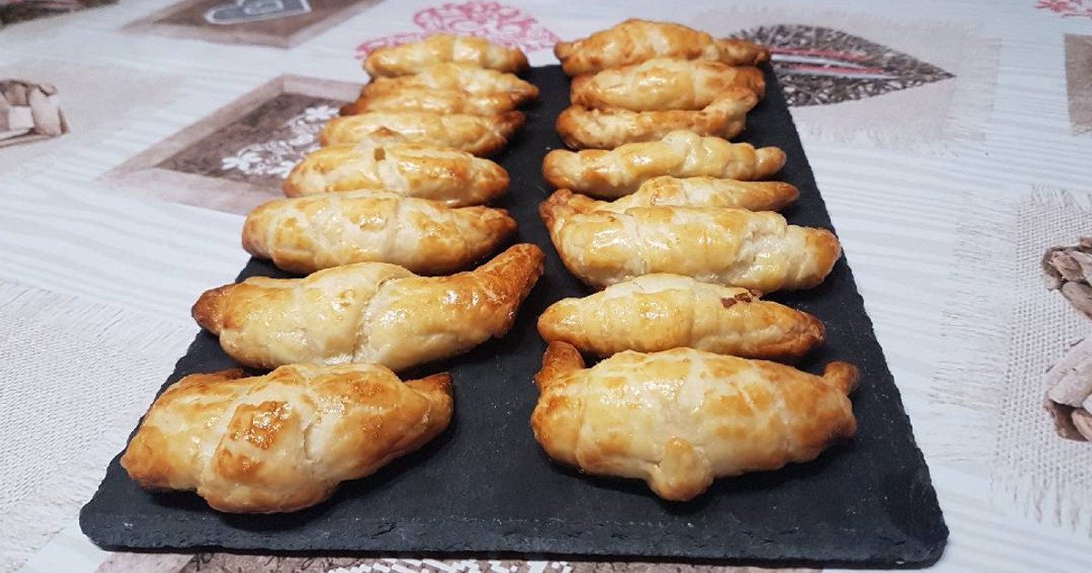 Mini Croissants De Chocolate Blanco Receta de Inés Ramírez
