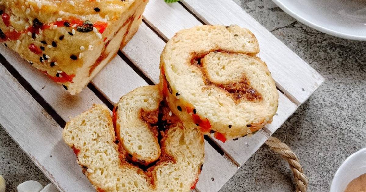 Resep Roti gulung abon (floss roll bread) gurih lembut oleh Dapoerliandra - Cookpad