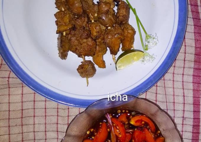Resep Sate hati ampela oleh Icha Alin - Cookpad