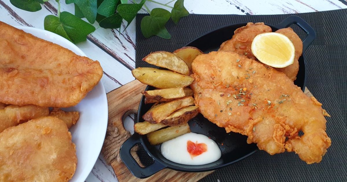 Resep Fish N Chip Ala Putri Habibie oleh annisa MASAK JEH! - Cookpad