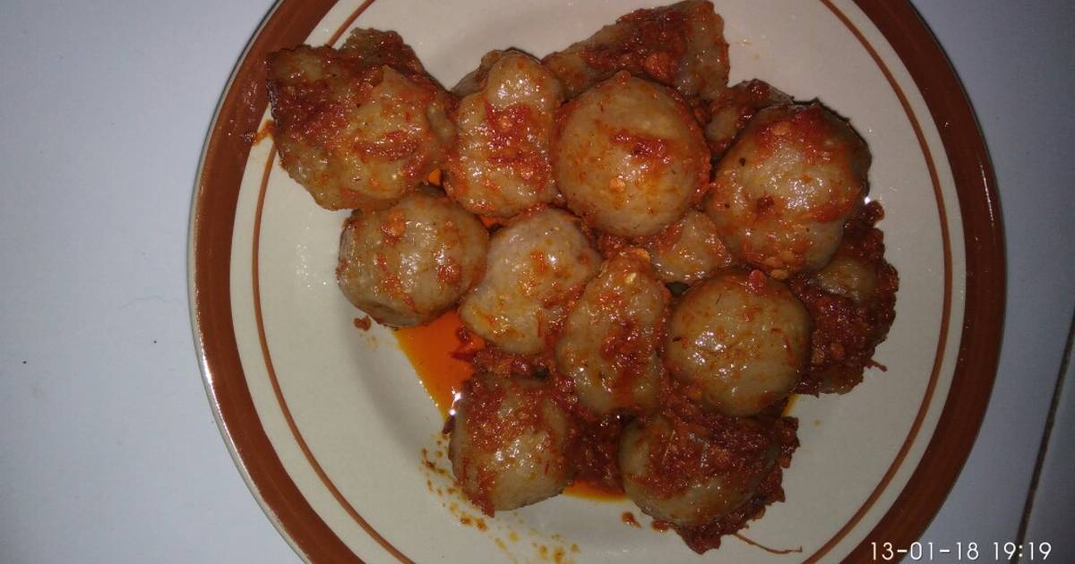 Resep Cilok Goang pedas full oleh Irma Imey - Cookpad