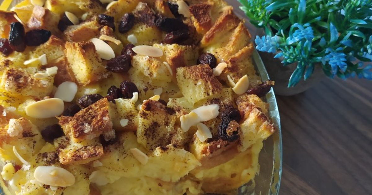 Resep Puding Roti Tawar oleh Mama Zazizu - Cookpad