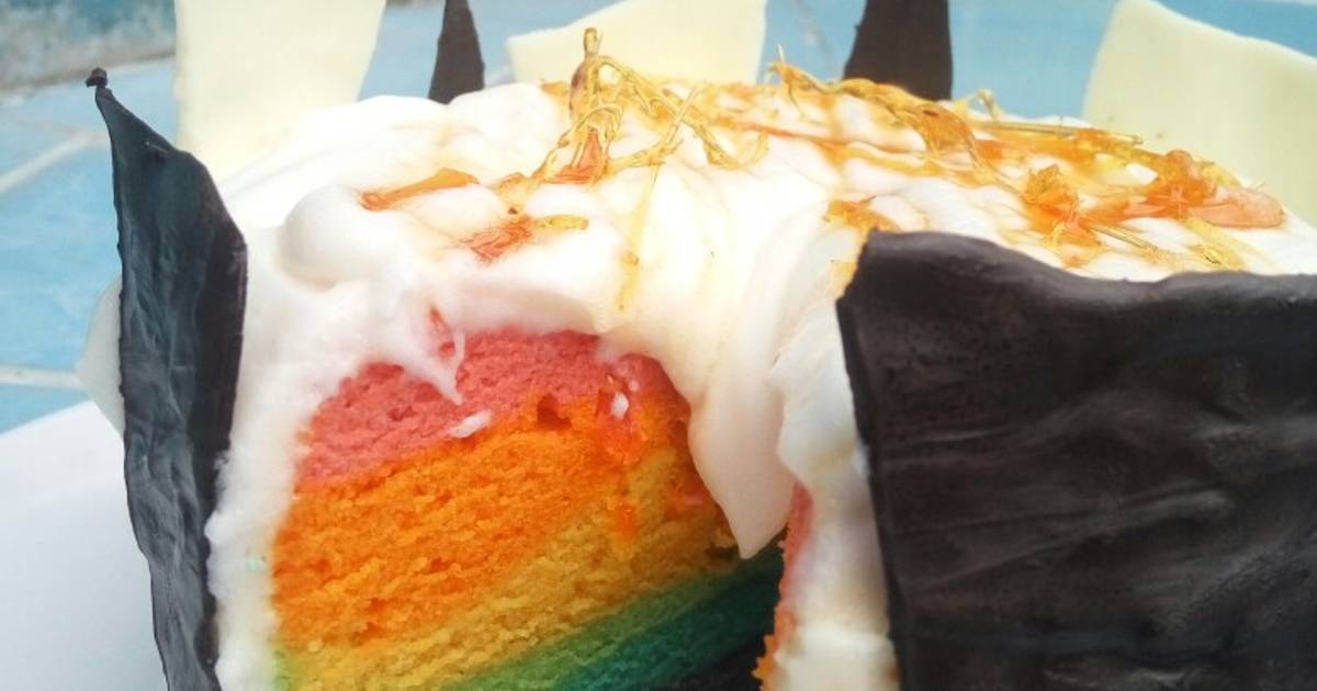Resep Rainbow Cake oleh Ravilah 2004 - Cookpad