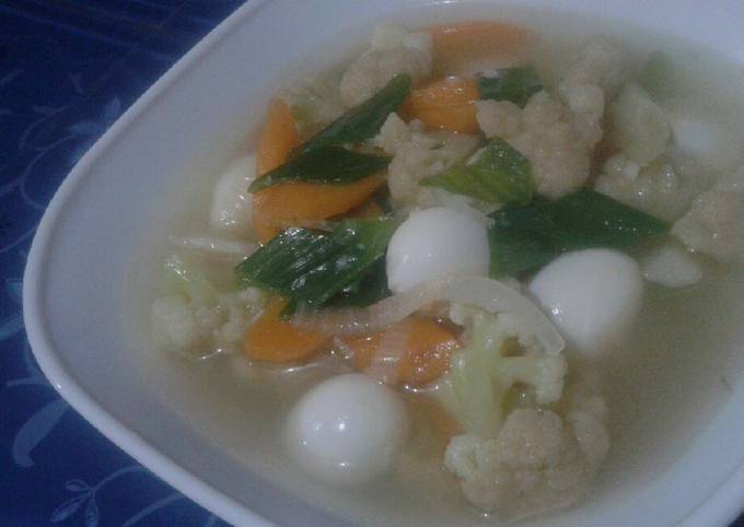 Resep Sop telor puyuh oleh Etin Rosmalia - Cookpad