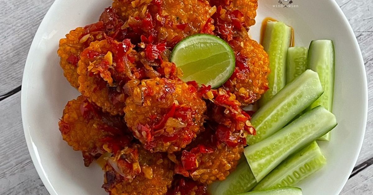 Resep Balado Crispy Bubble Crumb Nugget oleh Windri Aries - Cookpad