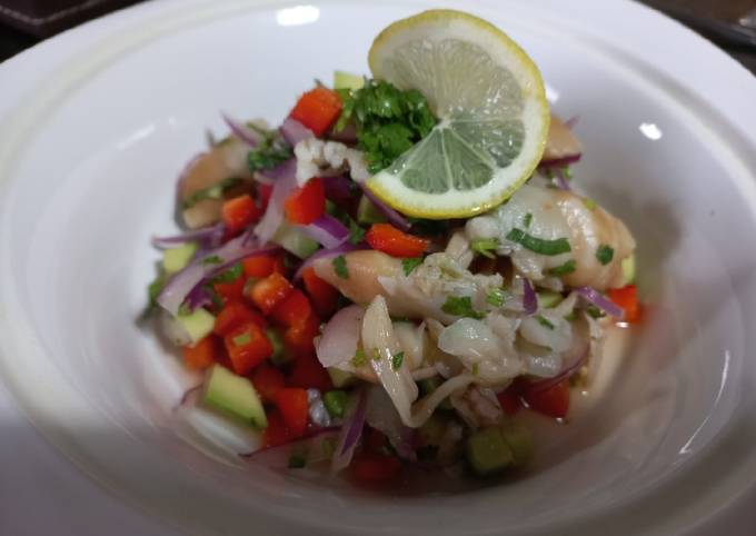 Ceviche de machas Receta de Marisol Melgarejo - Cookpad