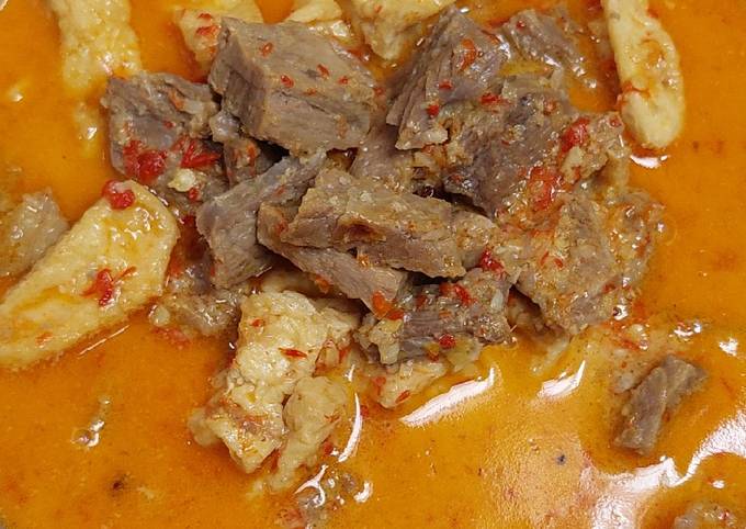 Resep Daging tahu kuah santan oleh Fransiska N. - Cookpad