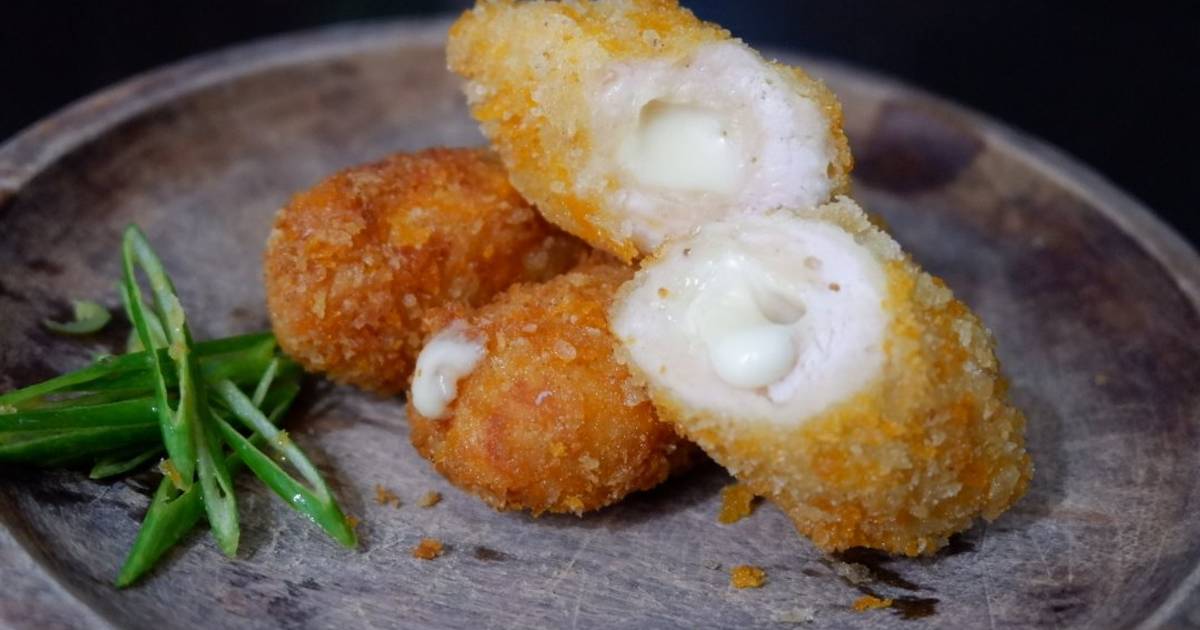 Resep Nugget ayam isi keju melt oleh Adisty Yoeliandri - Cookpad