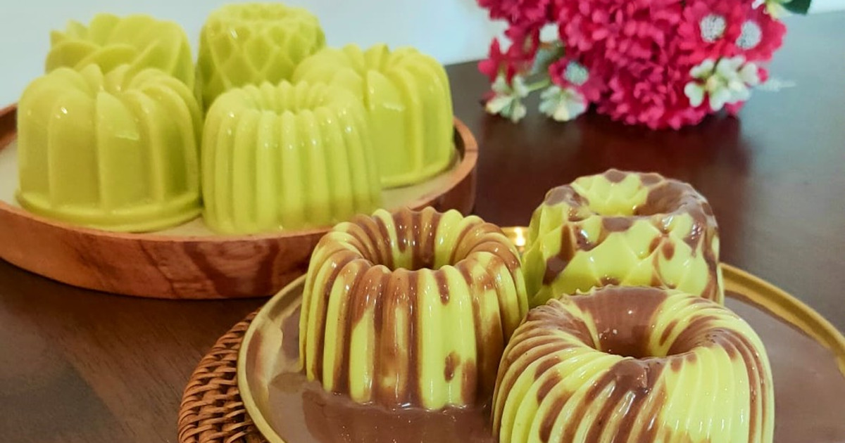 Resep Pudding Alpukat Vla Coklat oleh Hime & Quin Kitchen - Cookpad