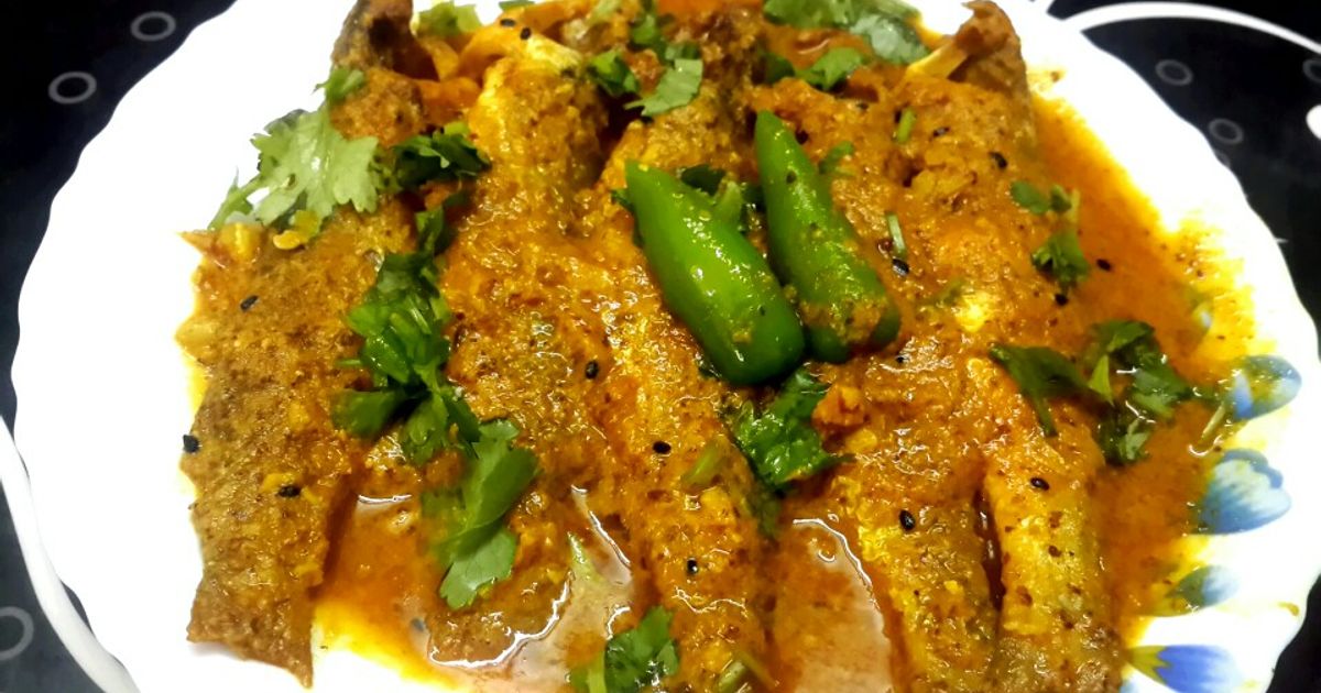 Shorshe Posto Parshe/Mullet Fish In Mustard Poppy Seed Paste Recipe by ...