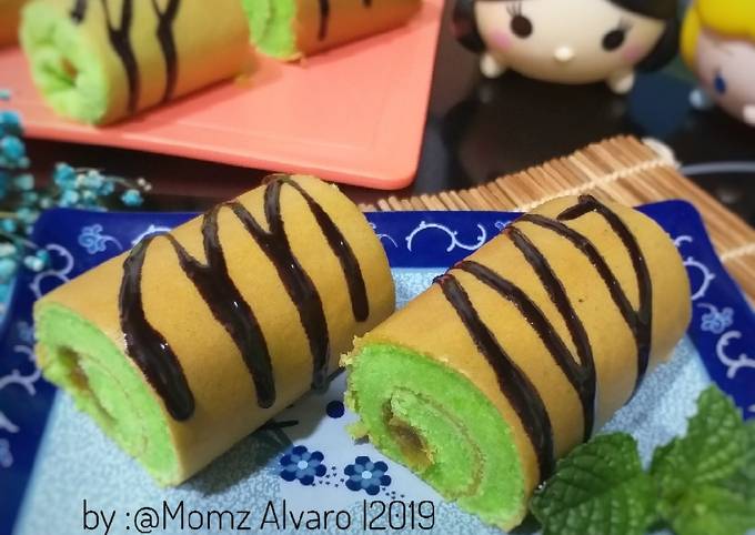 Resep Bolu gulung mini oleh dewi momz alvaro - Cookpad