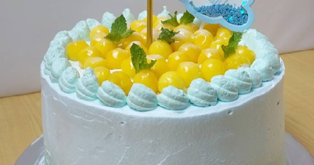 3.045 resep cream birthday cake enak dan mudah - Cookpad