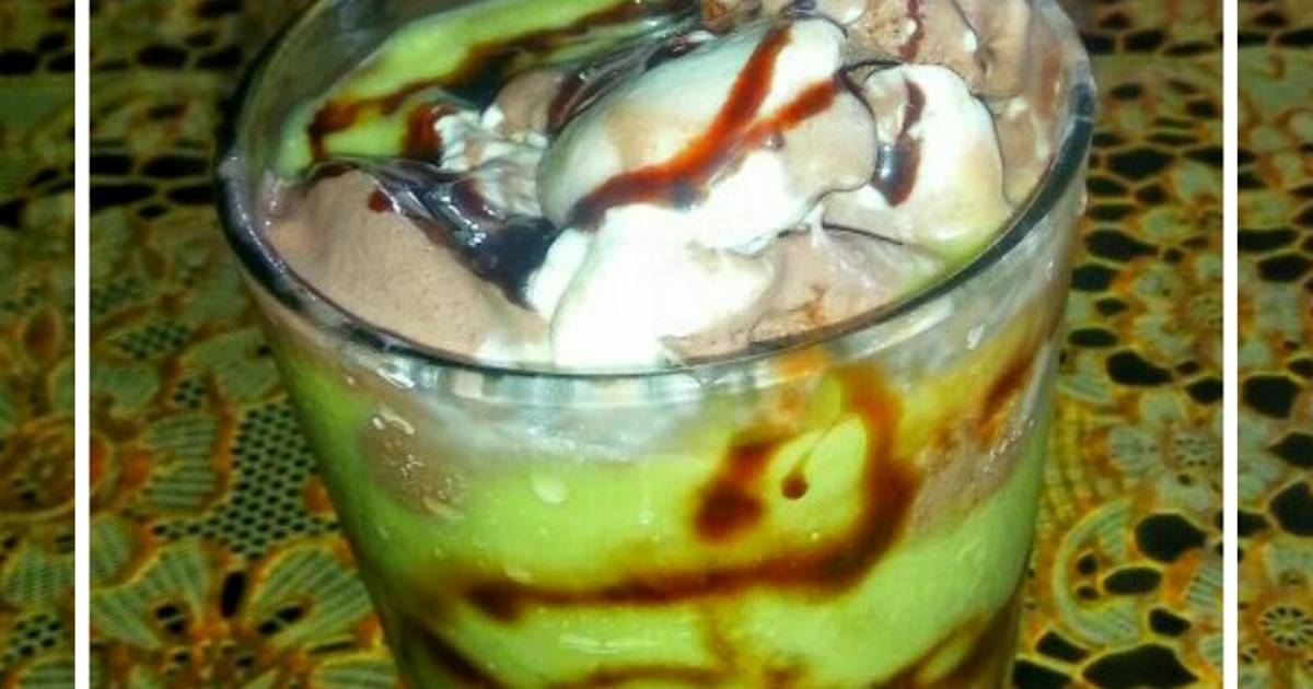 Resep Avocado Float oleh yennia - Cookpad