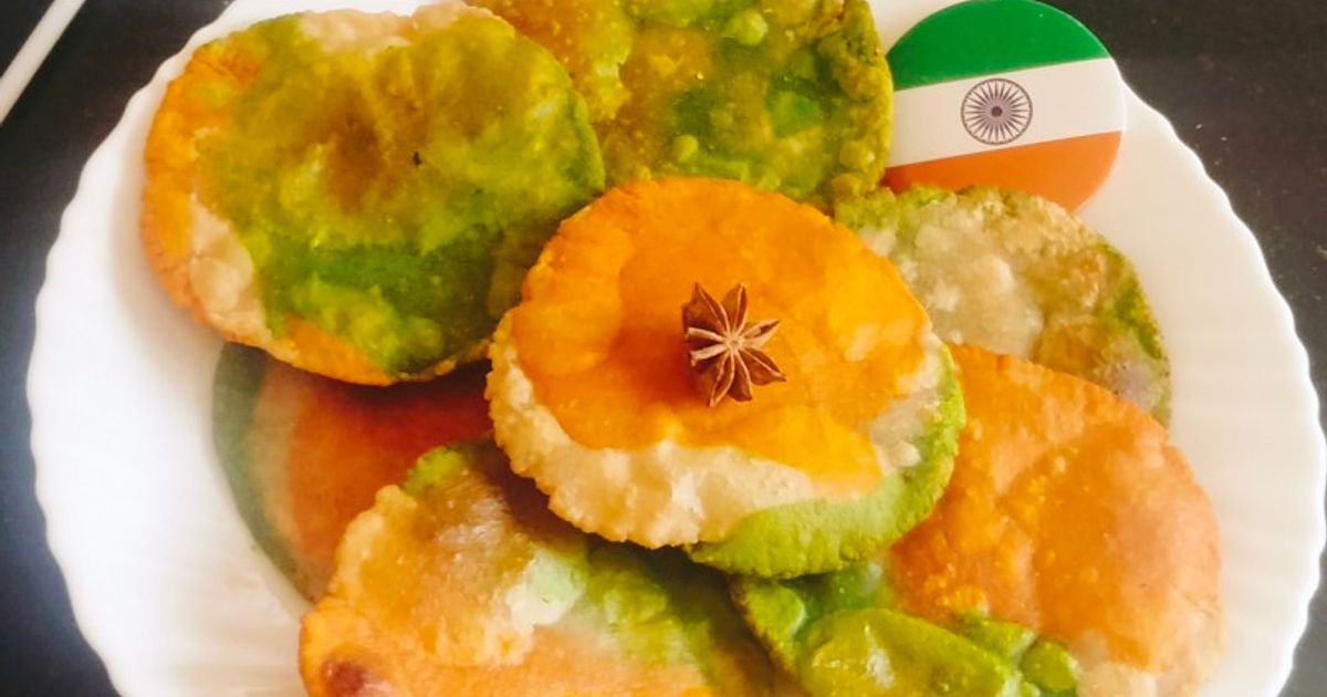 Tri Colour Poori 😋 Healthy Palak😋Paneer, Carrot 🇨🇮Puri 🇨🇮 Recipe by ...