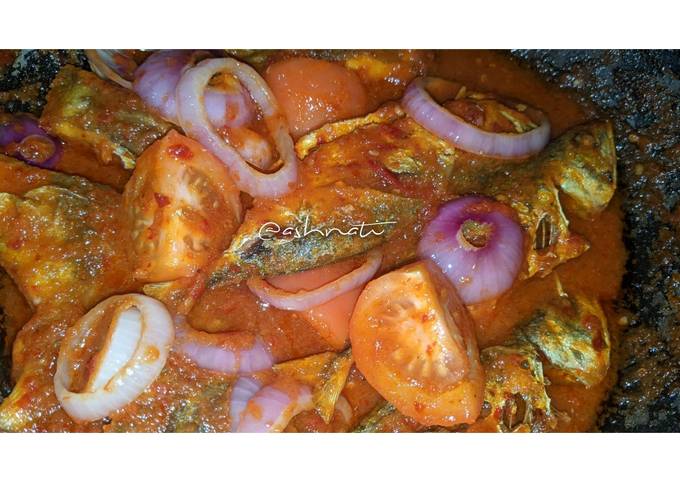 Resipi Ikan Kembung Masak Sambal Oleh Afun Ashriati Cookpad