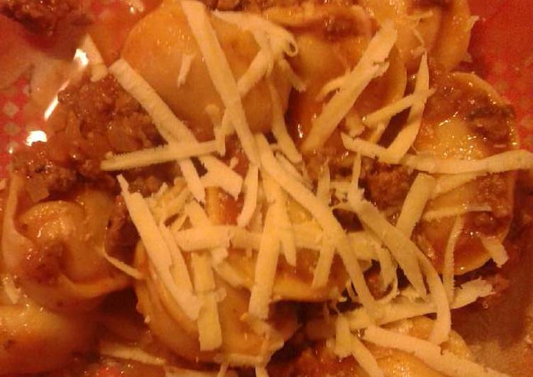 Agnolotis con salsa bolognesa Receta de eri sotelo - Cookpad