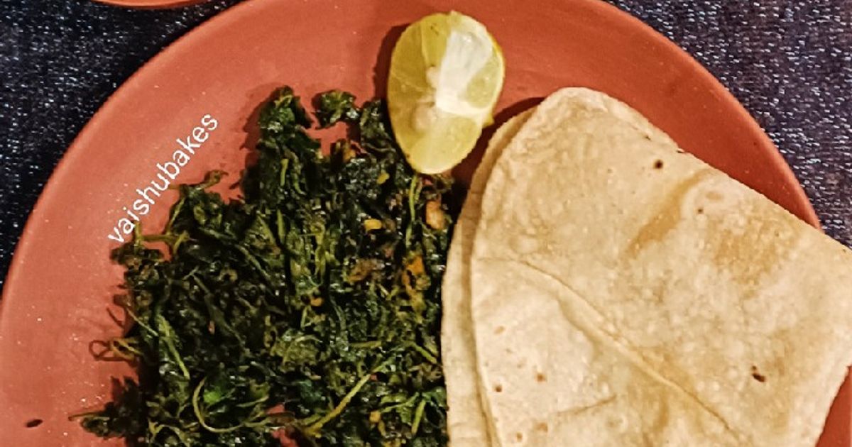 Chawali Subji / Chawalichi Bhaji Recipe by Vaishali Suhas - Cookpad