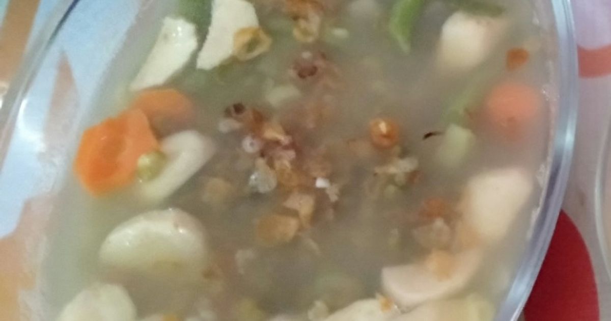Resep Sup Sehat Kacang Hijau Bakso Ikan oleh Jovita Maria - Cookpad