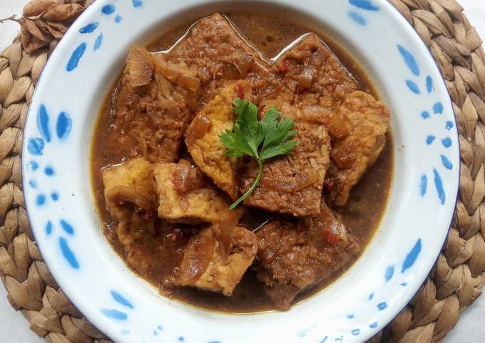 Resep Tahu Tempe Semur Bombay oleh Meieka - Cookpad