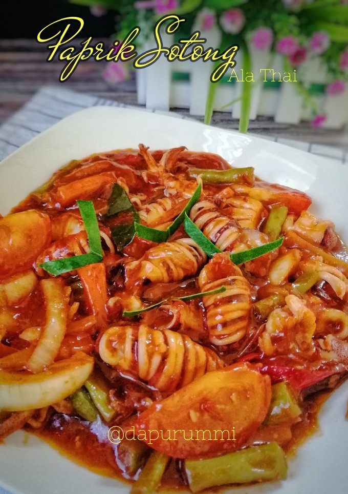 Resipi 🇹🇭 Paprik Sotong Ala Thai oleh Norashikin Rahmat - Cookpad