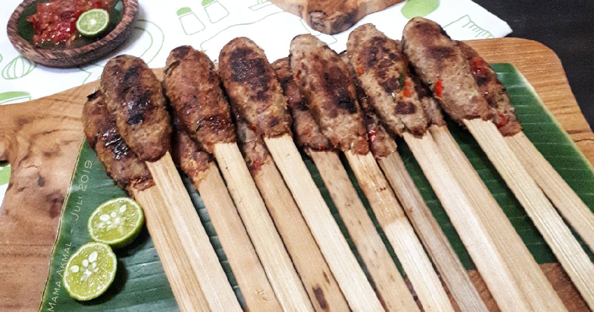 Resep Sate Pusut (Sate Khas Lombok) oleh 👩‍🍳 Mama Akmal - Cookpad