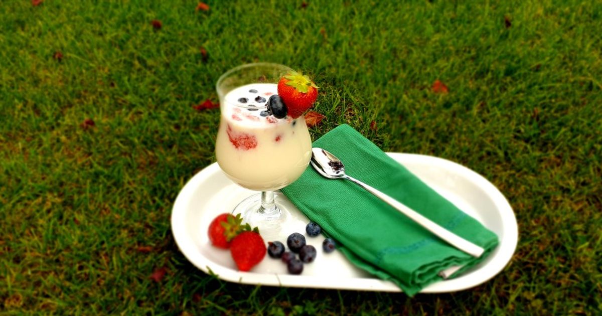 Epres áfonyás Panna Cotta | Oláh Timi receptje - Cookpad receptek