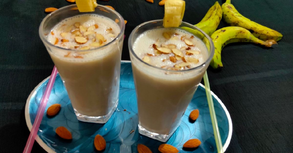 Banana Shake Recipe by Khushboo Sultania Sultania - Cookpad