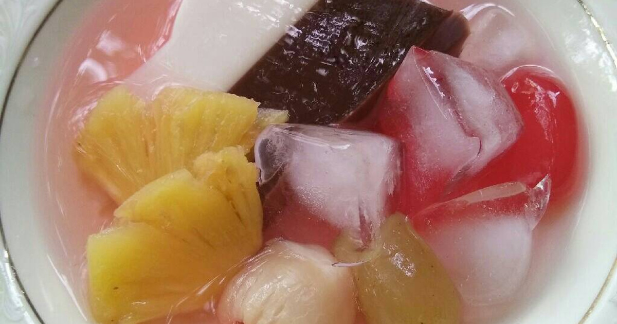 Resep es podeng segar dan gurih dengan santan