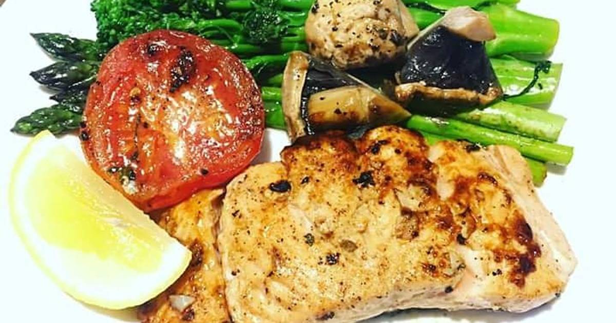 Resep Simple grill salmon oleh Mala Rainy - Cookpad
