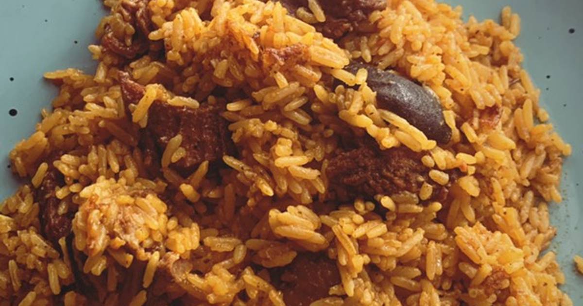 Jollof Rice With Goat Meat Recipe at Willie Summer blog