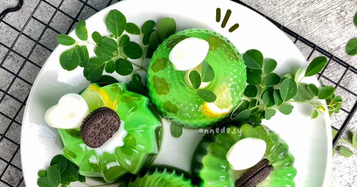 Resep Puding Daun Kelor oleh Anne Desy - Cookpad