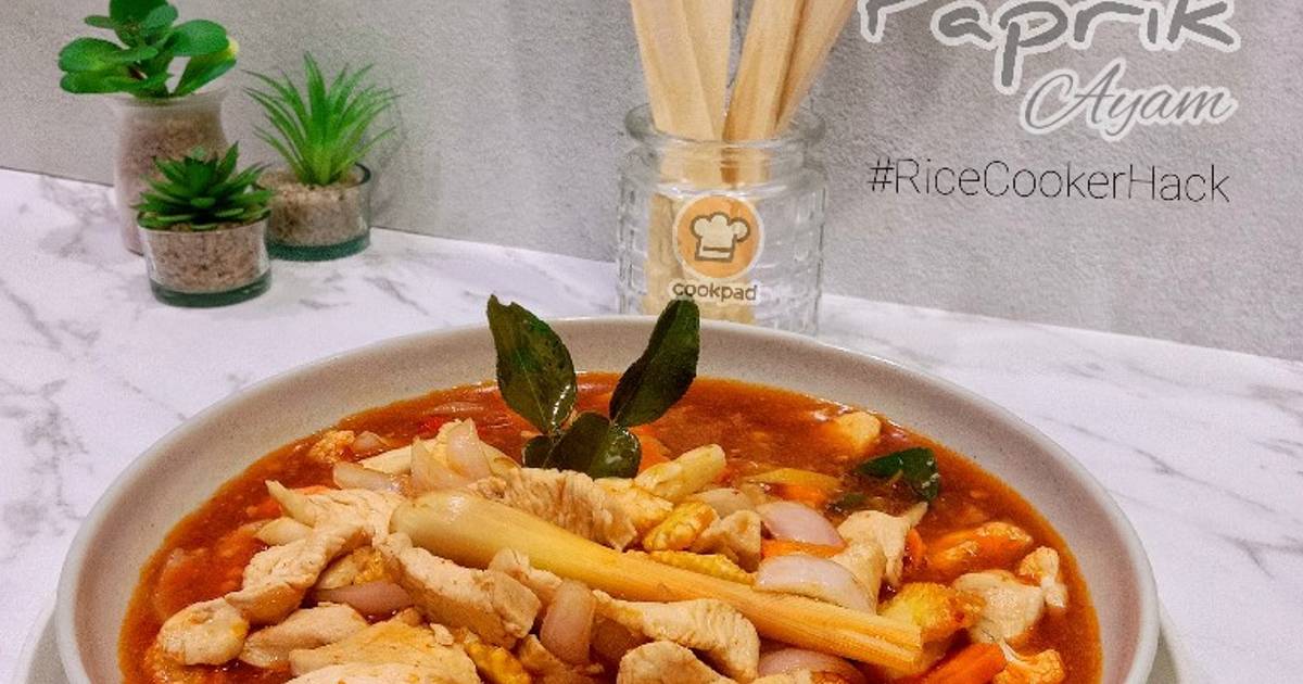 Resipi Paprik Ayam (guna rice cooker) oleh Noor Atika Mahamood - Cookpad