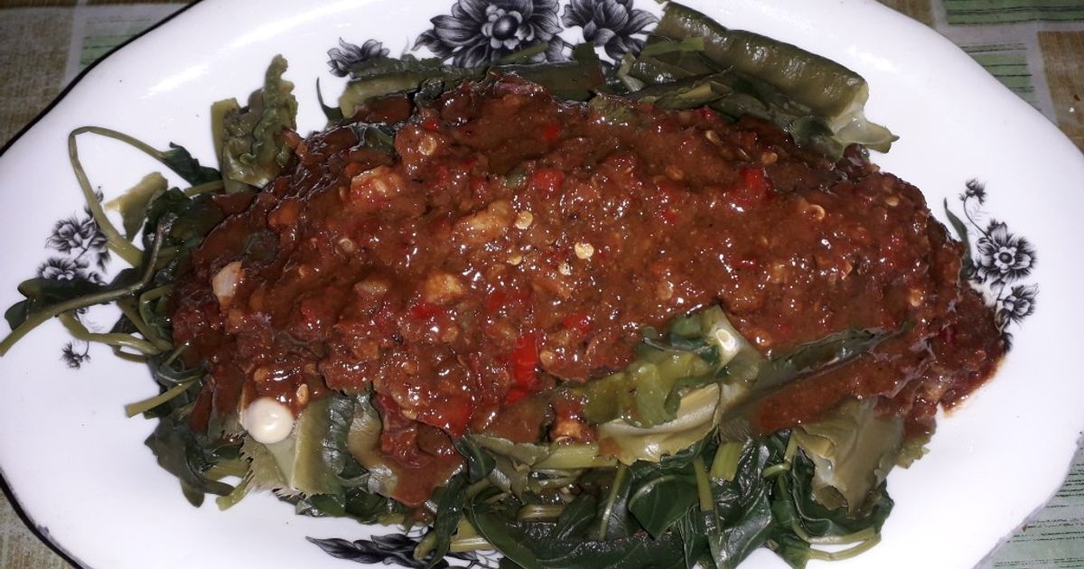 Resep Plecing Kangkung oleh Nesya - Cookpad