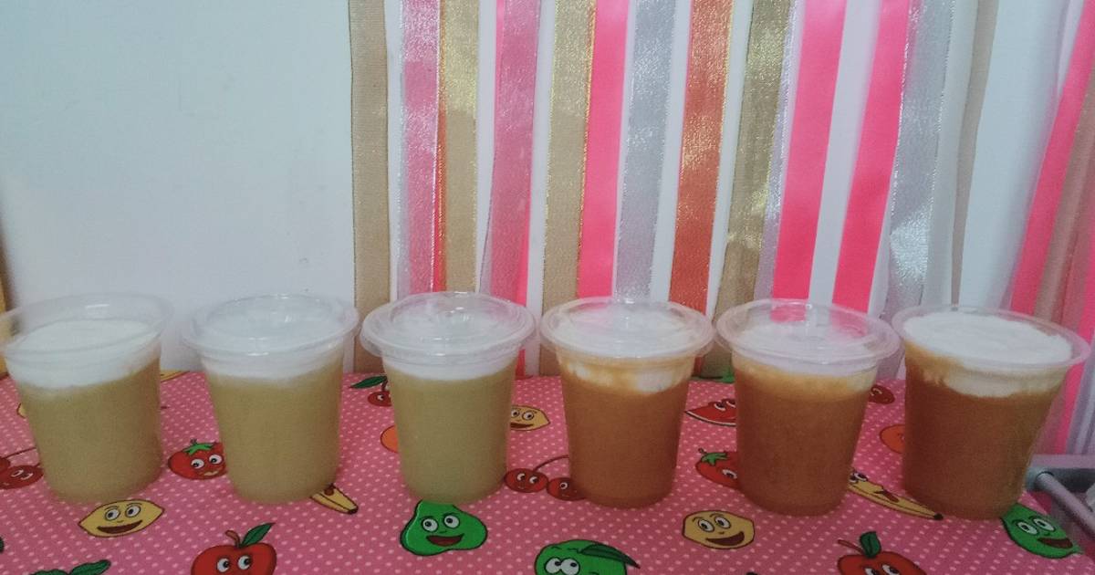 Resep Mango float / Melon float oleh Ryda Novikasari - Cookpad