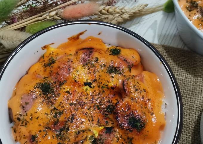 Resep Simple Mentai Rice oleh Jelita - Cookpad