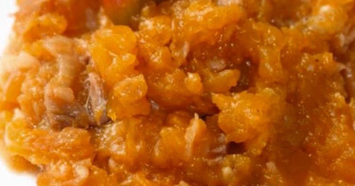 Pumpkin And Salt Fish Stew (Veggie) Recipe by naochef - Cookpad