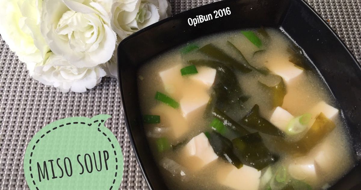 Resep soup ala japan rumahan enak dan mudah - Cookpad