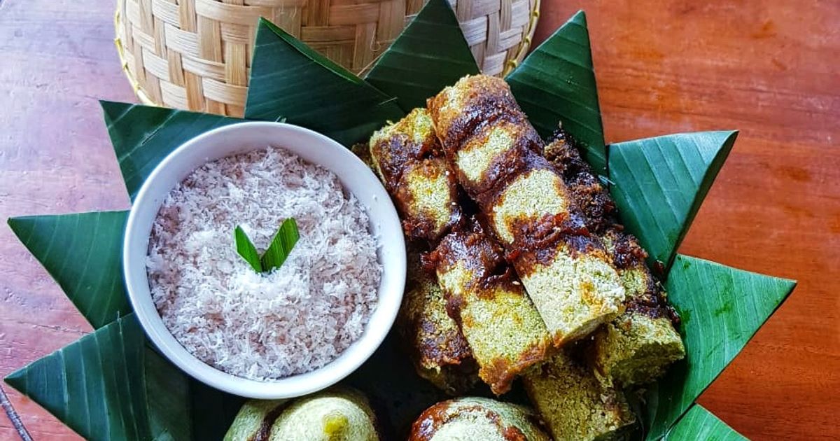 Resep Awug Pandan oleh anissa.karlina - Cookpad