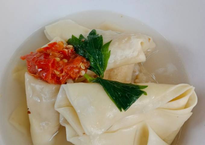 Resep 45. Pangsit Kuah oleh Tiara - Cookpad