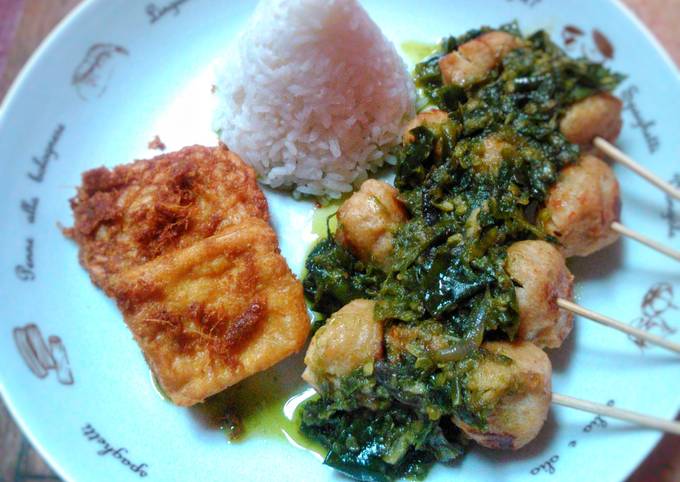 Resep Sate Bakso Ayam Sambal Ijo oleh Dish by Ifah - Cookpad