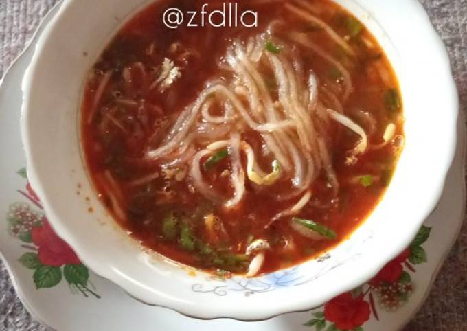 Resep Mie sagu kuah khas Selatpanjang, Riau oleh zfdlla - Cookpad