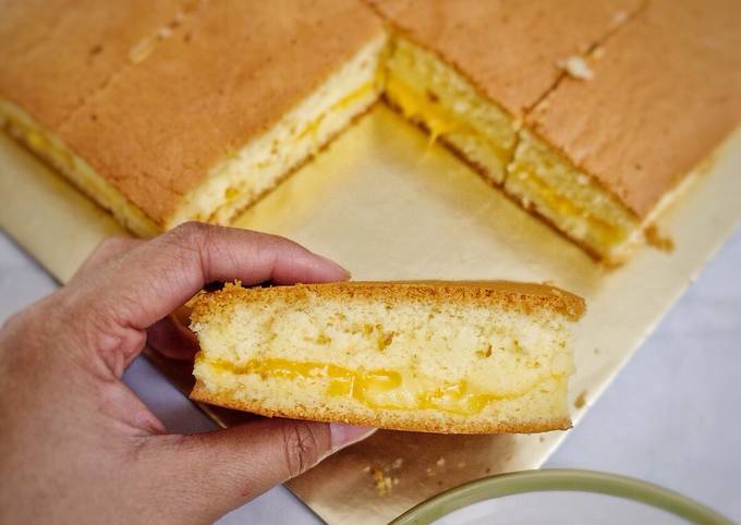Resep Castella cheese cake oleh Lena Nurtjahjo - Cookpad